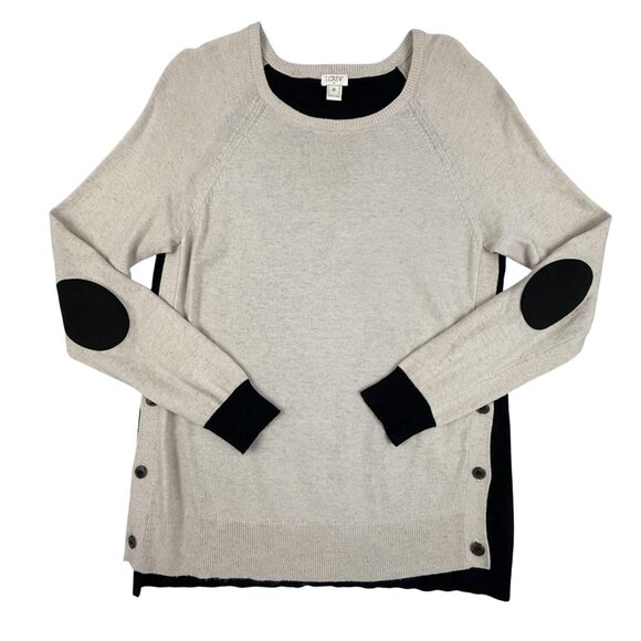 J. Crew Factory | Sweaters | J Crew Sweater Womens Medium Beige Black ...